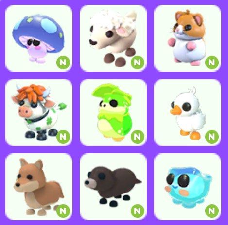 Neon Pets - N/NR/NFR| Ghost | Capybara | Drake | Silly Duck | Wild Boar ...