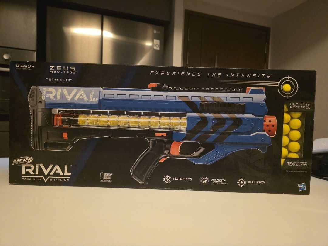 NERF RIVAL ZEUS MXV-1200, Hobbies & Toys, Toys & Games on Carousell