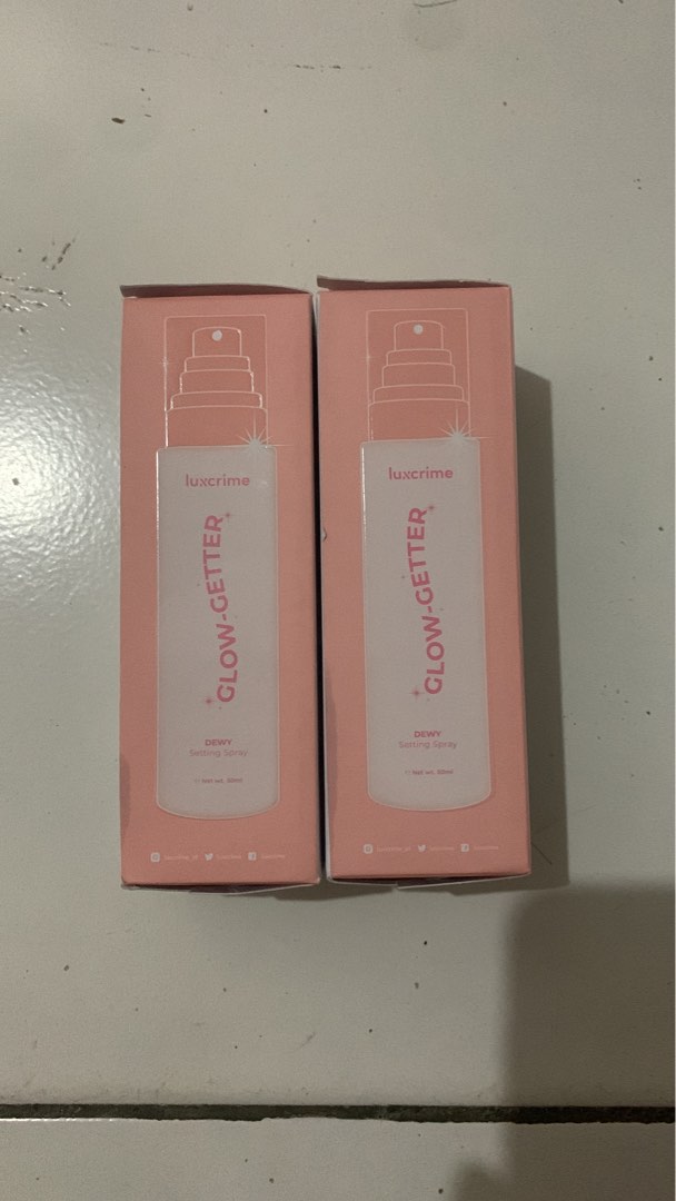 NEW Luxcrime Setting Spary 50ml, Kesehatan & Kecantikan, Rias Wajah di ...