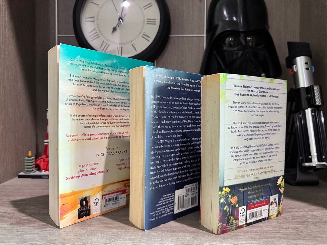 Nicholas Sparks Books (Set of 3), Hobbies & Toys, Books & Magazines ...