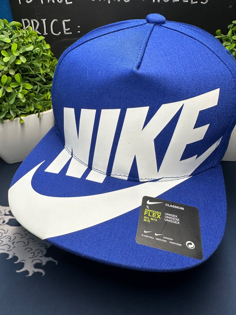 Nike A Frame Cap Big Logo Blue, Men's Fashion, Watches & Accessories ...