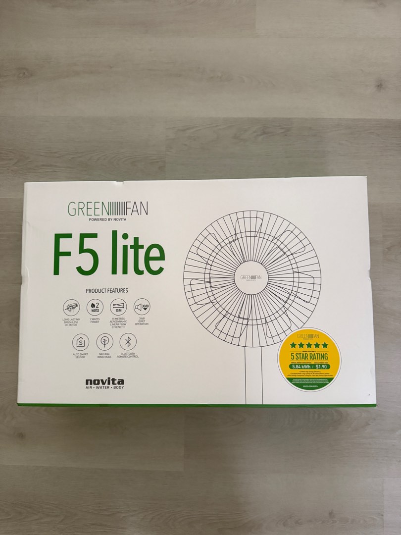 Novita DC Fan F5, Furniture & Home Living, Lighting & Fans, Fans on ...