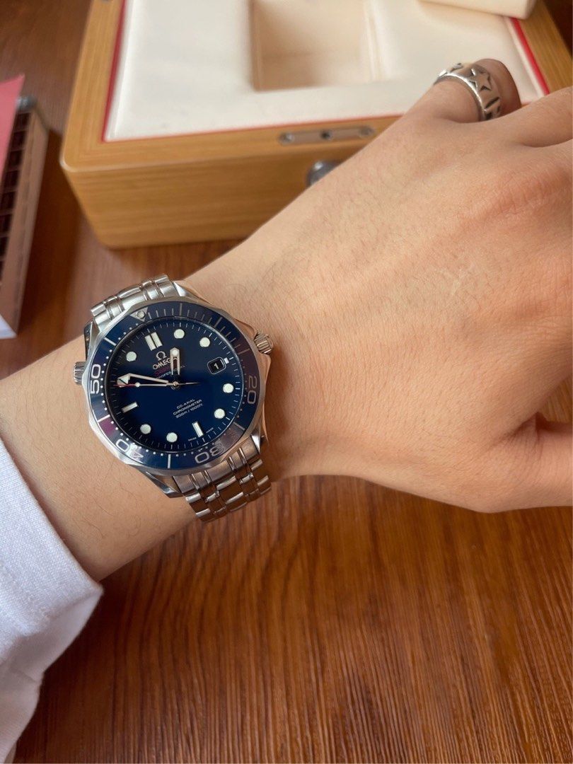 OMEGA Seamaster 300M Classic Blue Dial (Full Set), Luxury, Watches on ...