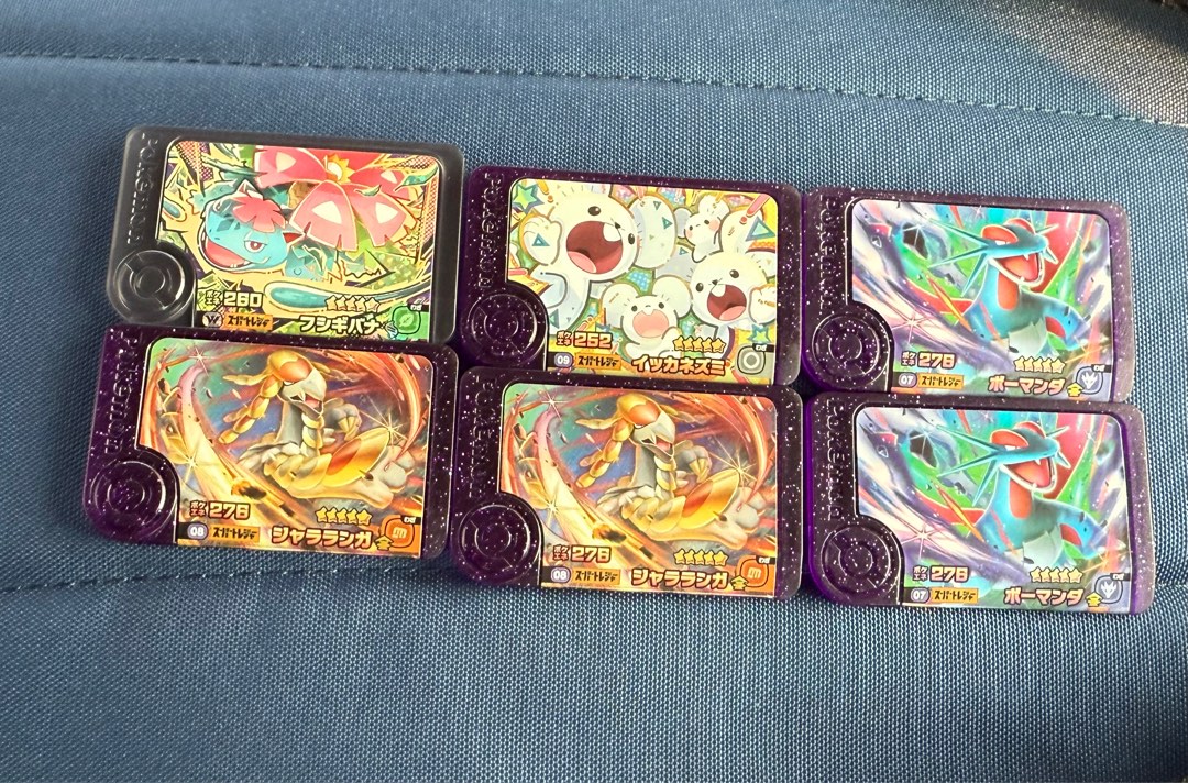 Pokemon Frienda 日版 第5代 五星 Mega妙娃花 一家鼠 暴飛龍 杖尾鱗甲龍, 電子遊戲, 電子遊戲, Nintendo 任 ...