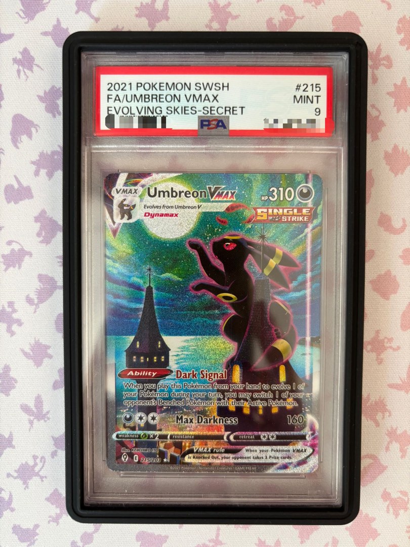 Umbreon Vmax Moonbreon English PSA 9, Hobbies & Toys, Toys & Games on ...
