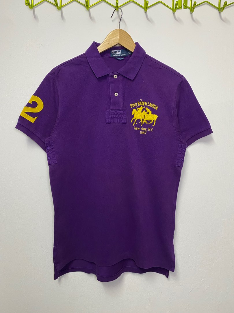 Polo Ralph Lauren Polo Team Violet Purple, Men's Fashion, Tops & Sets ...