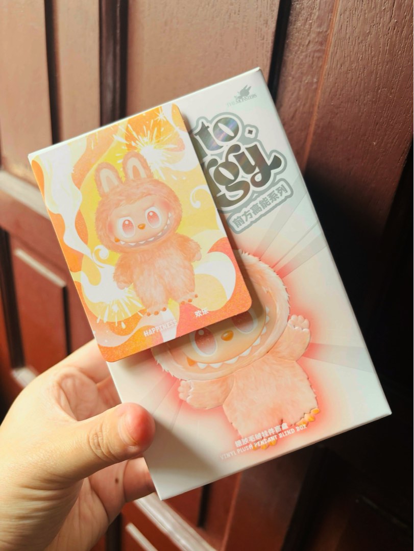 Popmart Labubu Big into Energy (Happiness), Hobbies & Toys, Toys ...