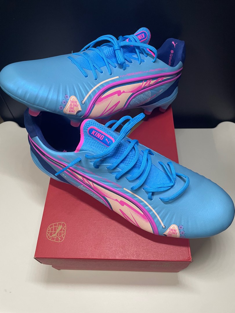 Puma King Ultimate Vol. Up FG/AG UK 10, Sports Equipment, Sports ...