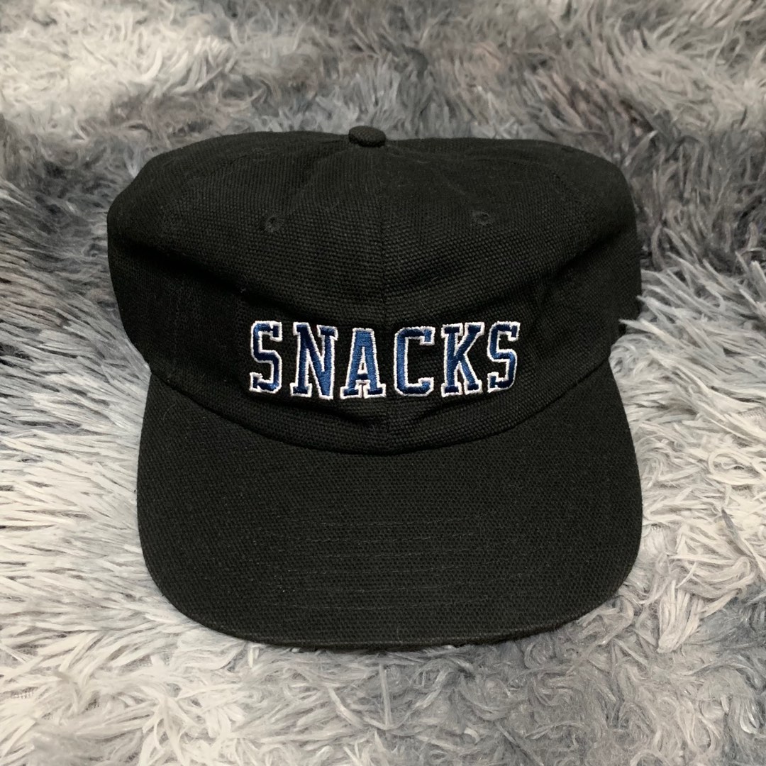 Quarter Snacks ( Varsity ) 6 Panel Hat Black, Men's Fashion, Watches ...