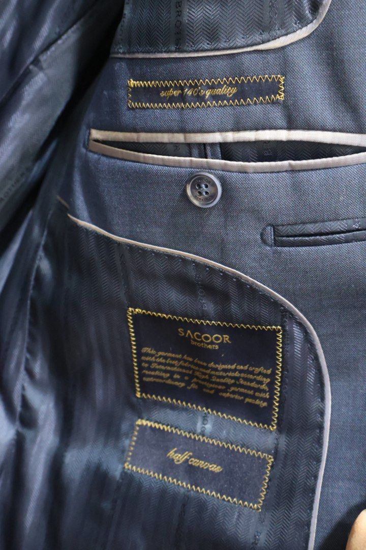 Sacoor Brothers Suit, Men's Fashion, Coats, Jackets and Outerwear on ...