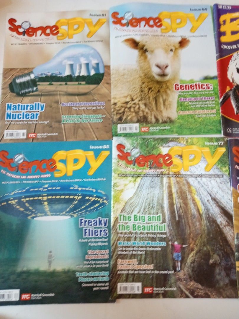 Science SPY and Bugs Magazine, Hobbies & Toys, Books & Magazines ...