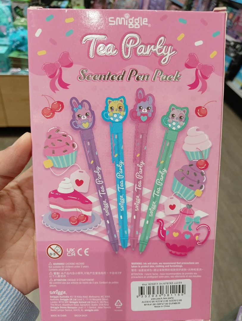 Smiggle Tea Party Pen, Hobbies & Toys, Stationery & Craft, Stationery ...