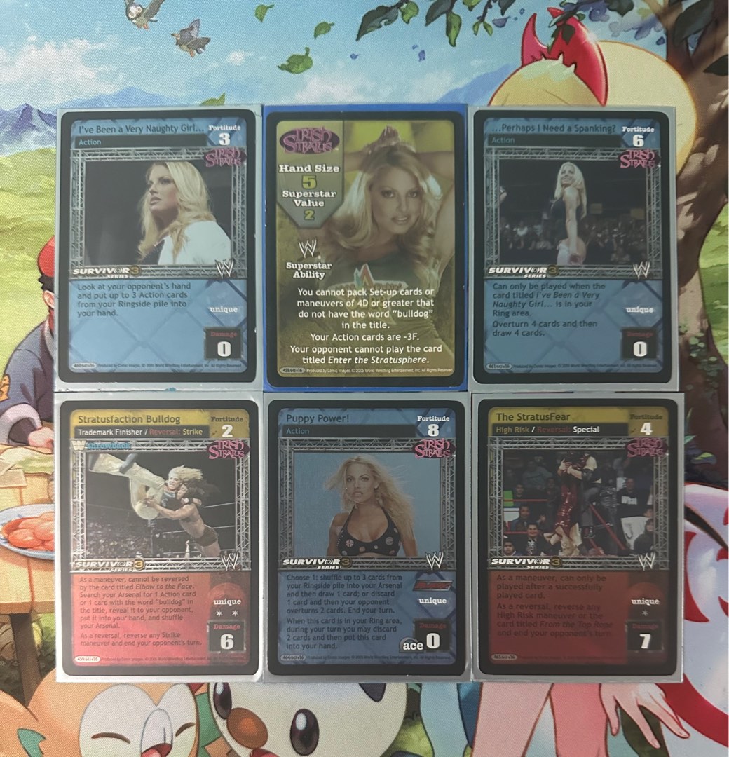 SS3 Trish Stratus Starter from Rumble Pack WWF WWE RAW DEAL, Hobbies ...