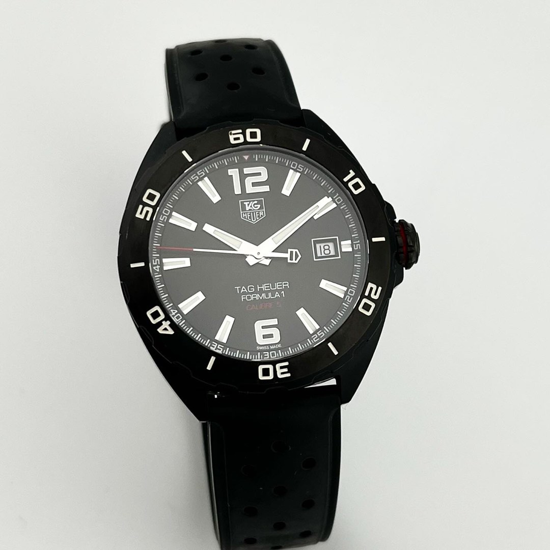 TAG Heuer Formula One Black Pvd Calibre 5 WAZ2115, Barang Mewah, Jam ...