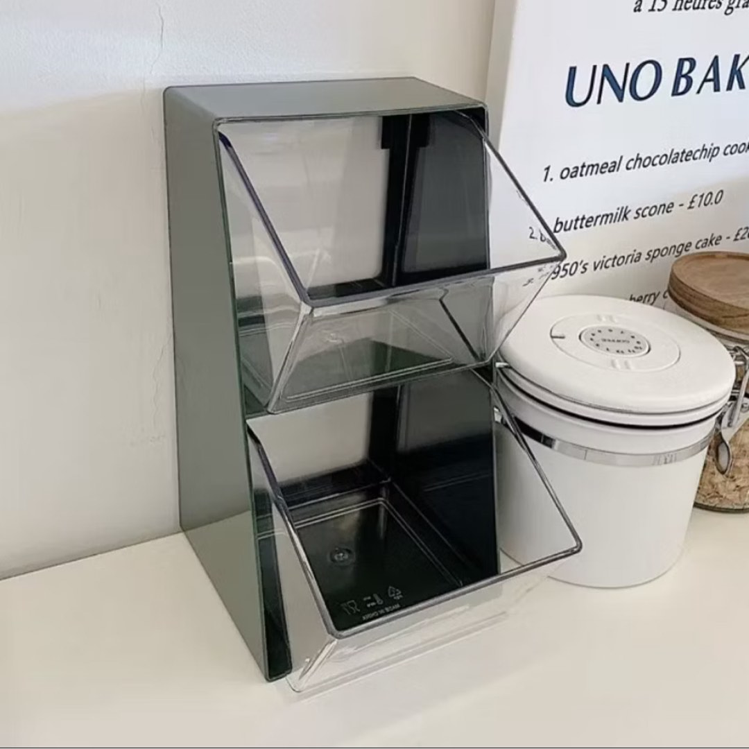 Tea / Coffee / Pantry Storage Box Organiser, Furniture & Home Living ...