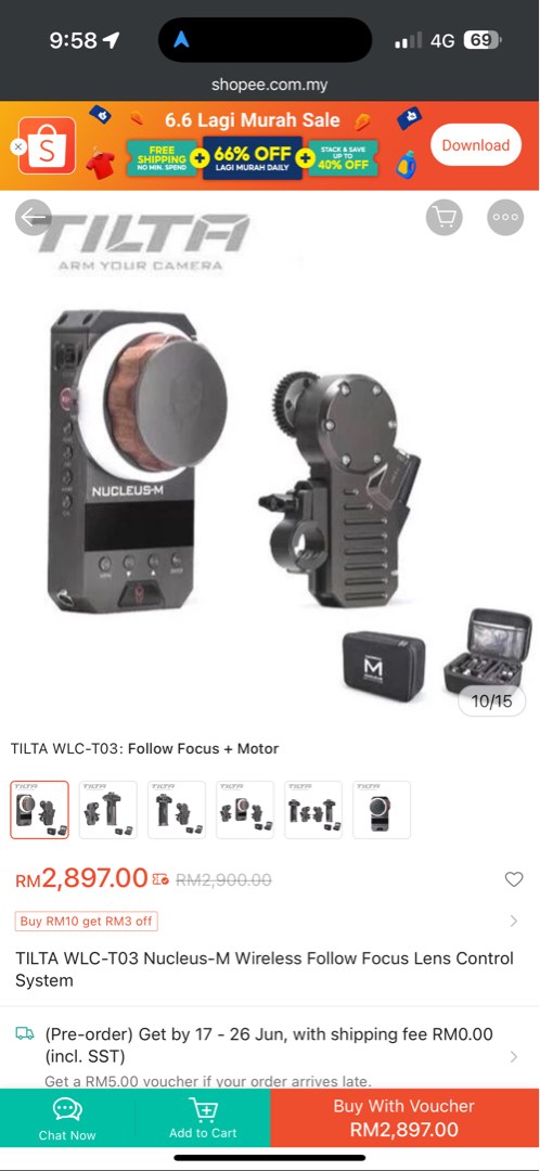 Tilta Nucleus-M fullkit, Photography, Photography Accessories, Camera Bags & Carriers on Carousell