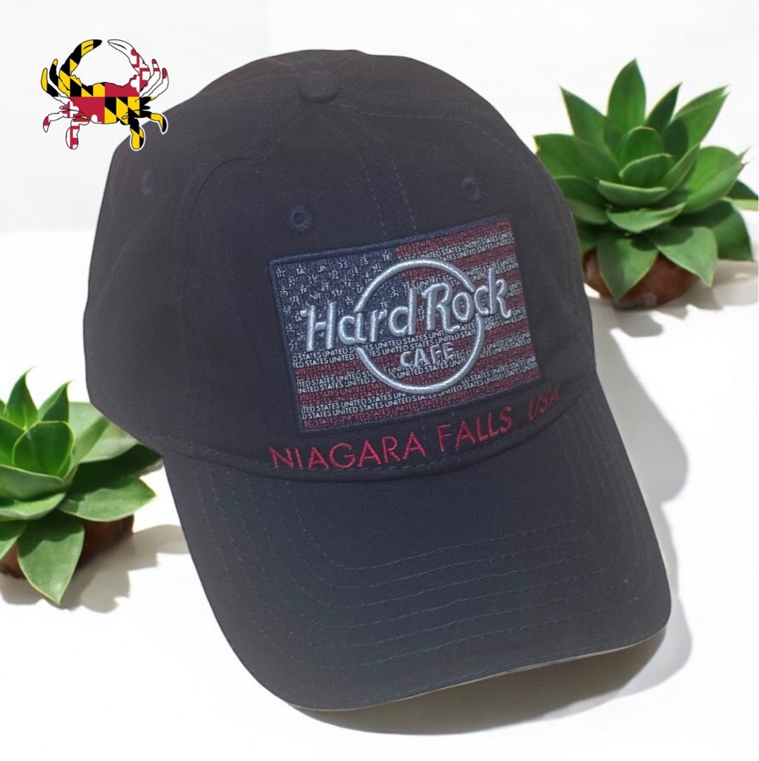 Topi Hard Rock Cafe - Repeat Flag, Niagara Falls, USA, Fesyen Pria ...