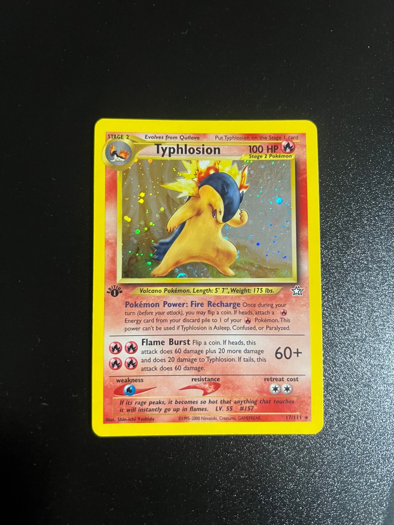 TYPHLOSION FIRST EDT POKEMON POKÉMON, Hobbies & Toys, Toys & Games on ...