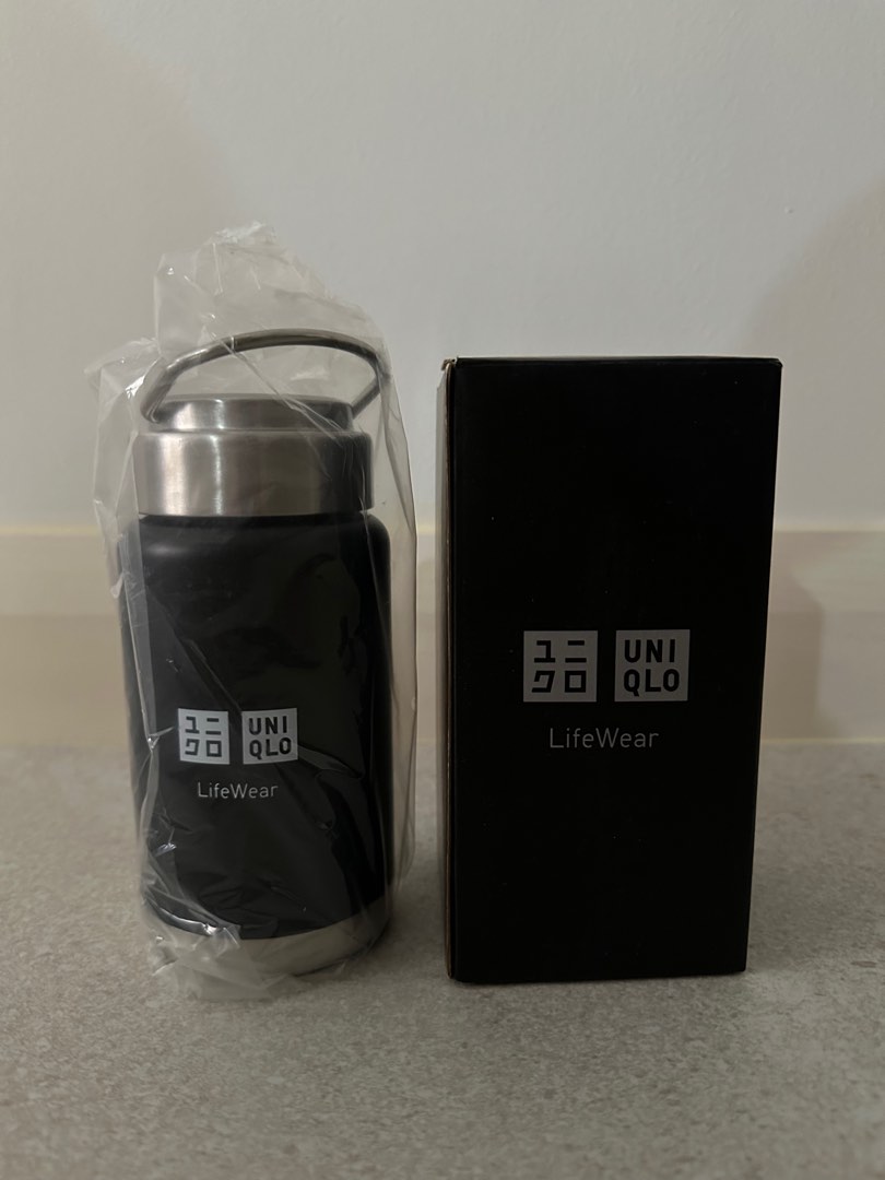Uniqlo Stainless Steel Water Bottle, Furniture & Home Living ...