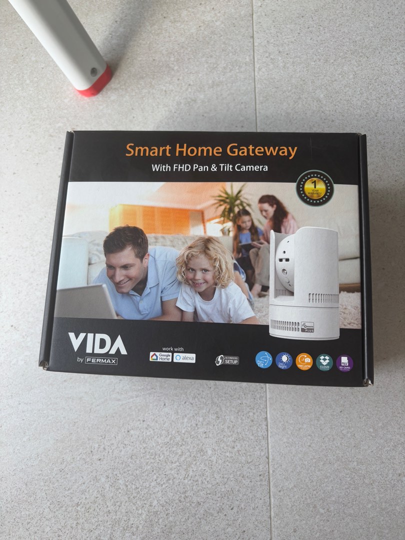 Vida by Fermax smart home gateway with FHD pan & tilt camera, Furniture & Home Living, Security ...