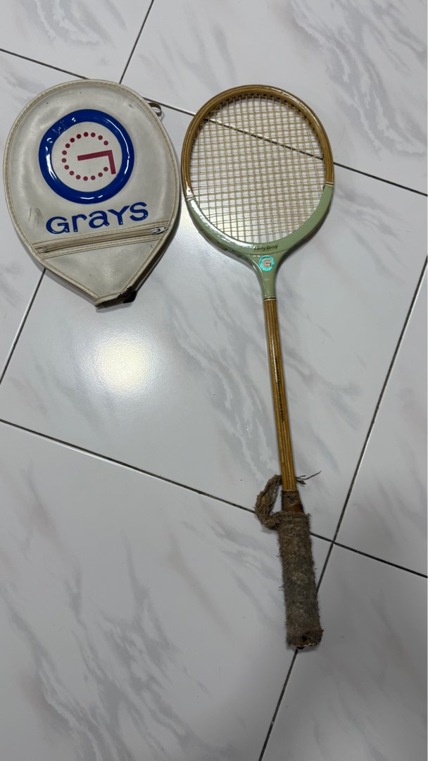 Vintage Grays Squash Racket, Sports Equipment, Other Sports Equipment ...