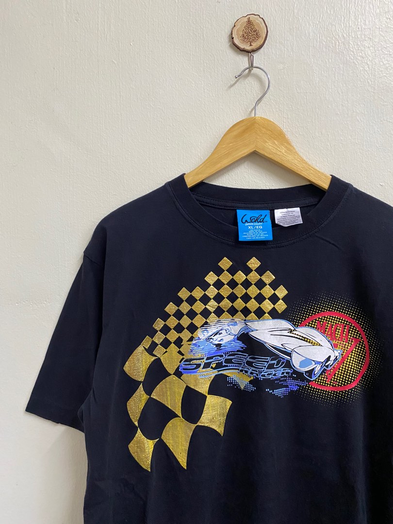 Vintage Y2k Anime Speed Racer Shirt, Men's Fashion, Tops & Sets ...