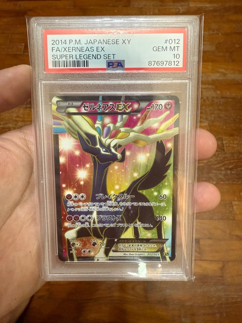 WTS Pokemon XY Xerneas Ex Full Art PSA 10 Japanese Graded Card Slab, Hobbies & Toys, Toys ...