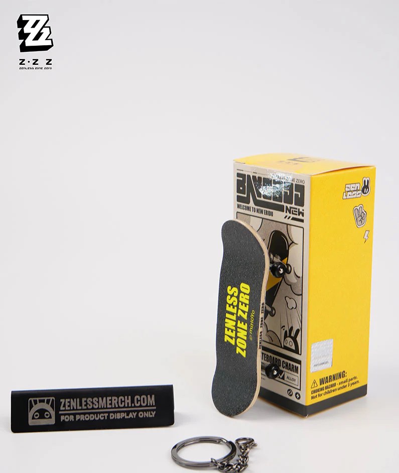 Zenless Zone Zero - Finger Skateboard Charm Keychain, Hobbies & Toys ...