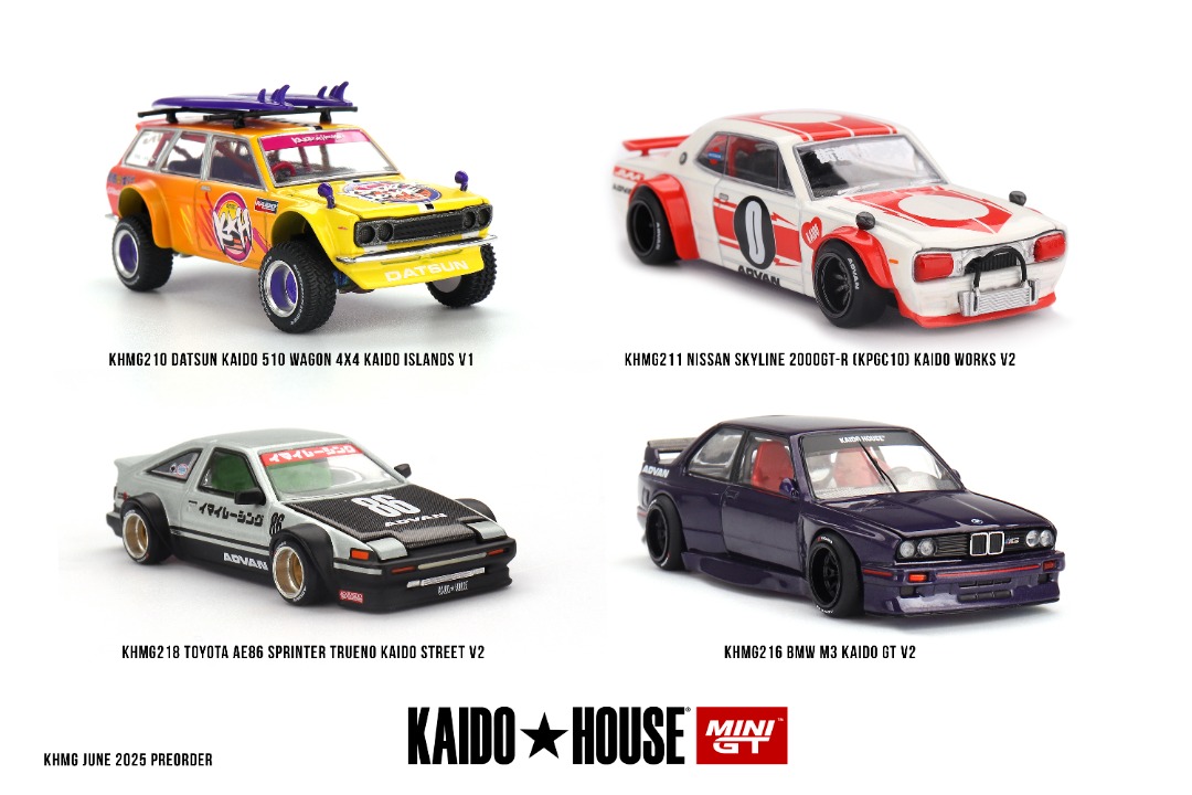 10月 Mini GT x Kaido House Datsun KAIDO 510 Wagon 4x4 Kaido ISLANDS V1 ...