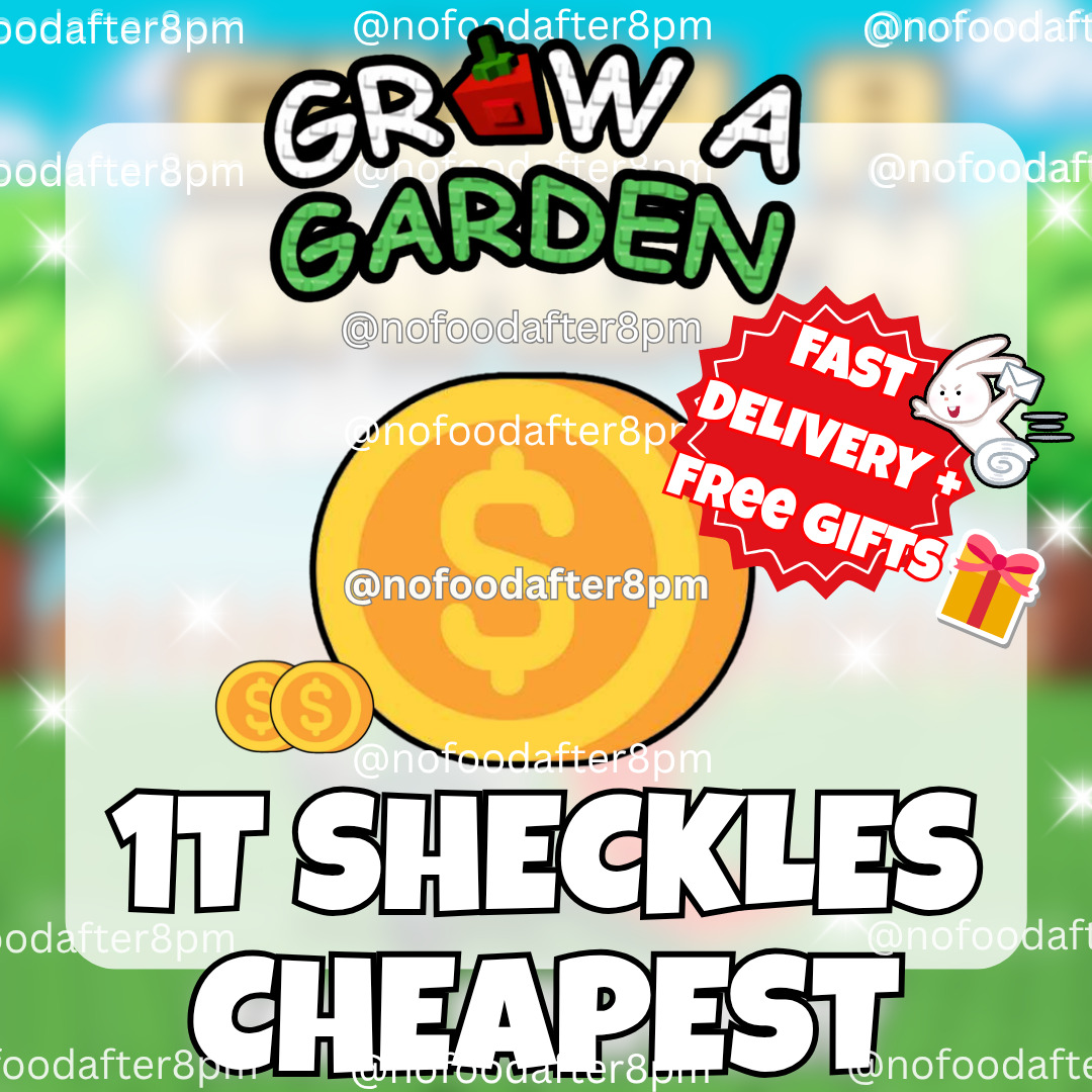 1T=2.30 5T =RM10 GROW A GARDEN SHECKLES ROBLOX, Video Gaming, Gaming ...