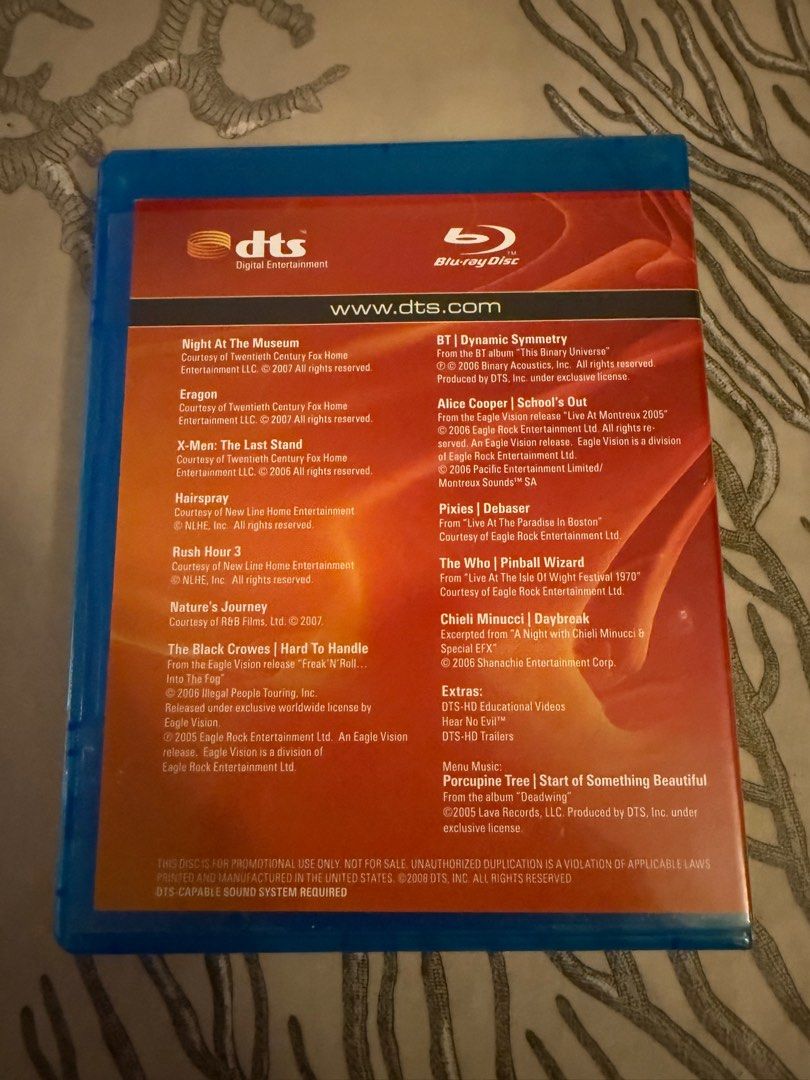 2008 DTS Demo Disc, 興趣及遊戲, 音樂、樂器 & 配件, 音樂與媒體 - CD 及 DVD - Carousell