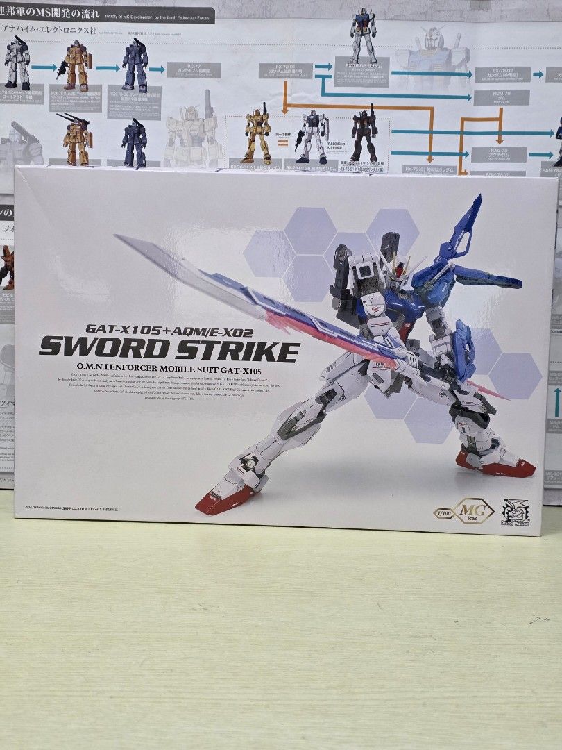 💥 兩盒共$200 龍桃子 突擊高達 ( 劍裝 ) + Daban 艾比安 / 惡魔高達 Sword Strike + Gundam ...