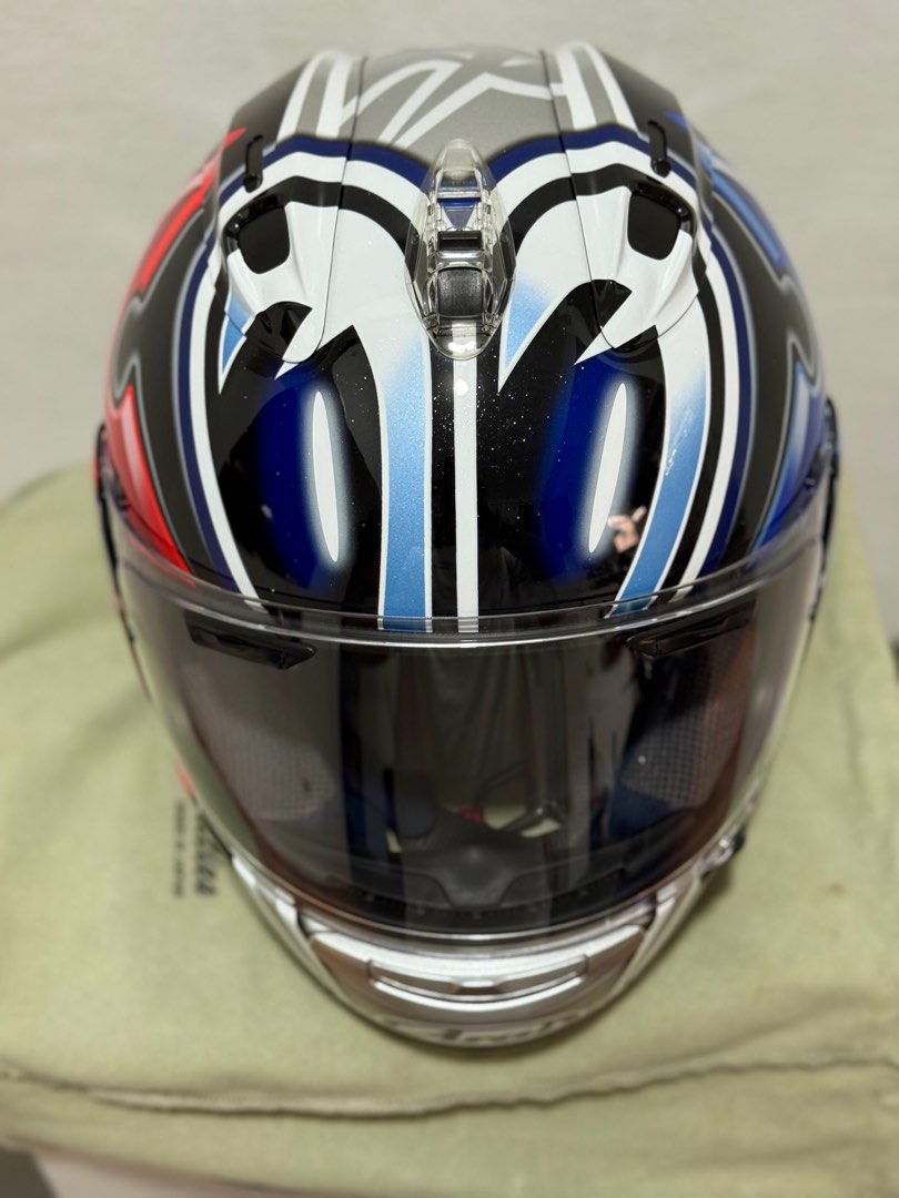 ARAI RX7X SHURIKEN (SILVER), Motorbikes, Motorbike Parts & Accessories ...