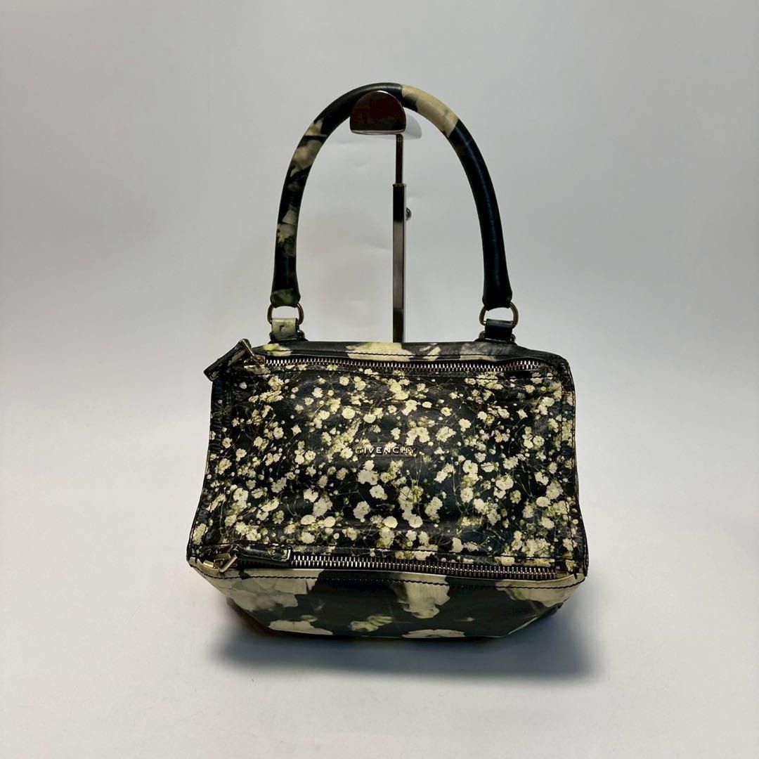 Authentic Givenchy Pandora Floral Leather 2-Way Shoulder Bag, Luxury ...