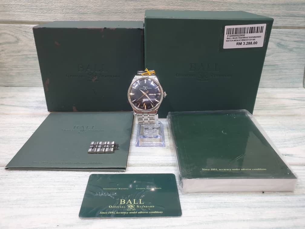 BALL Trainmaster Eternity Automatic Watch Men, Luxury, Watches on Carousell