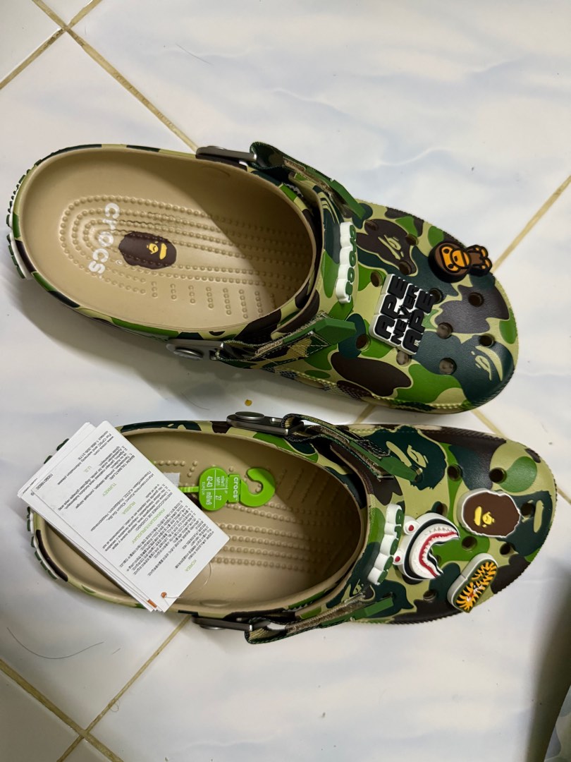 Bape X Crocs, Men's Fashion, Footwear, Sneakers on Carousell