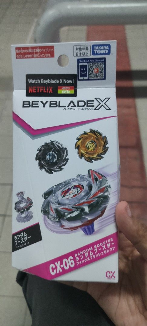 Beyblade X : Cx06 : FoxBrush, Hobbies & Toys, Toys & Games on Carousell
