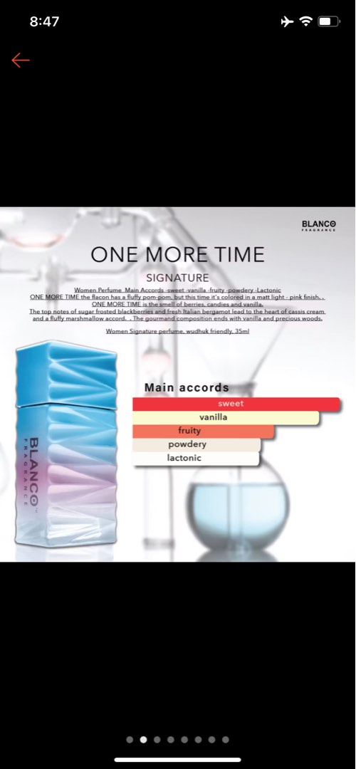 BLANCO PERFUME ONE MORE TIME, Beauty & Personal Care, Fragrance ...