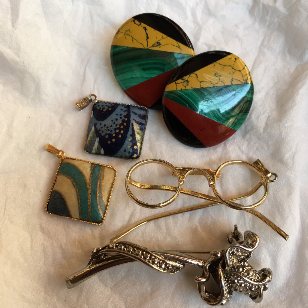 bundling bros anting dan liontin, Antik, Jam & Perhiasan di Carousell