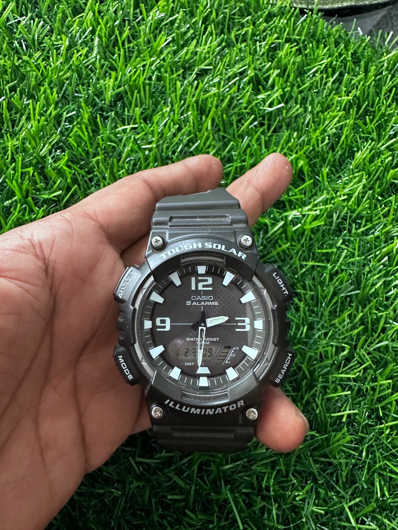 CASIO AQ-S810W-1AVDF MEN'S DIGITAL ANALOG SOLAR RESIN WATCH AQ-S810W-1AV, Men's Fashion, Watches ...