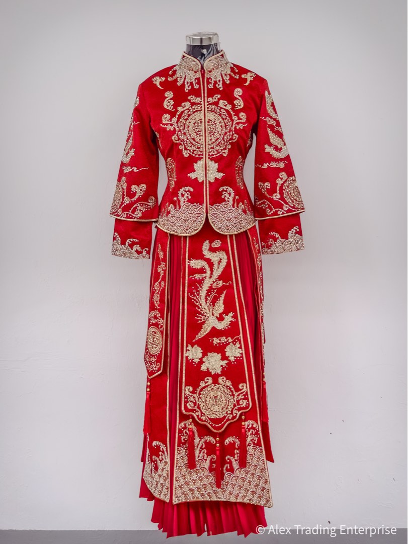 Chinese Wedding Kua, Women's Fashion, Dresses & Sets, Traditional ...