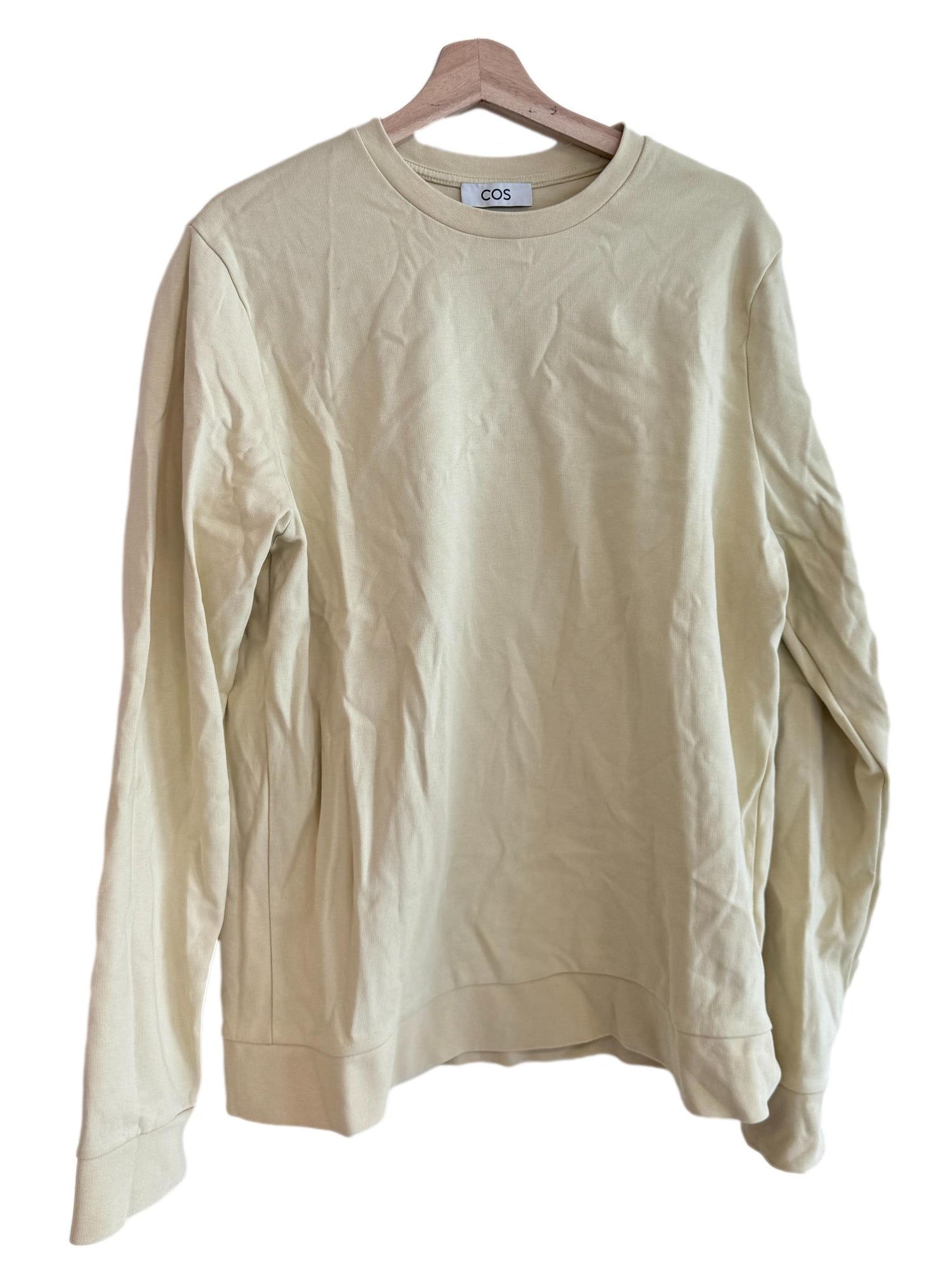 COS Egg Nog Sweatshirt, Men's Fashion, Coats, Jackets and Outerwear on ...