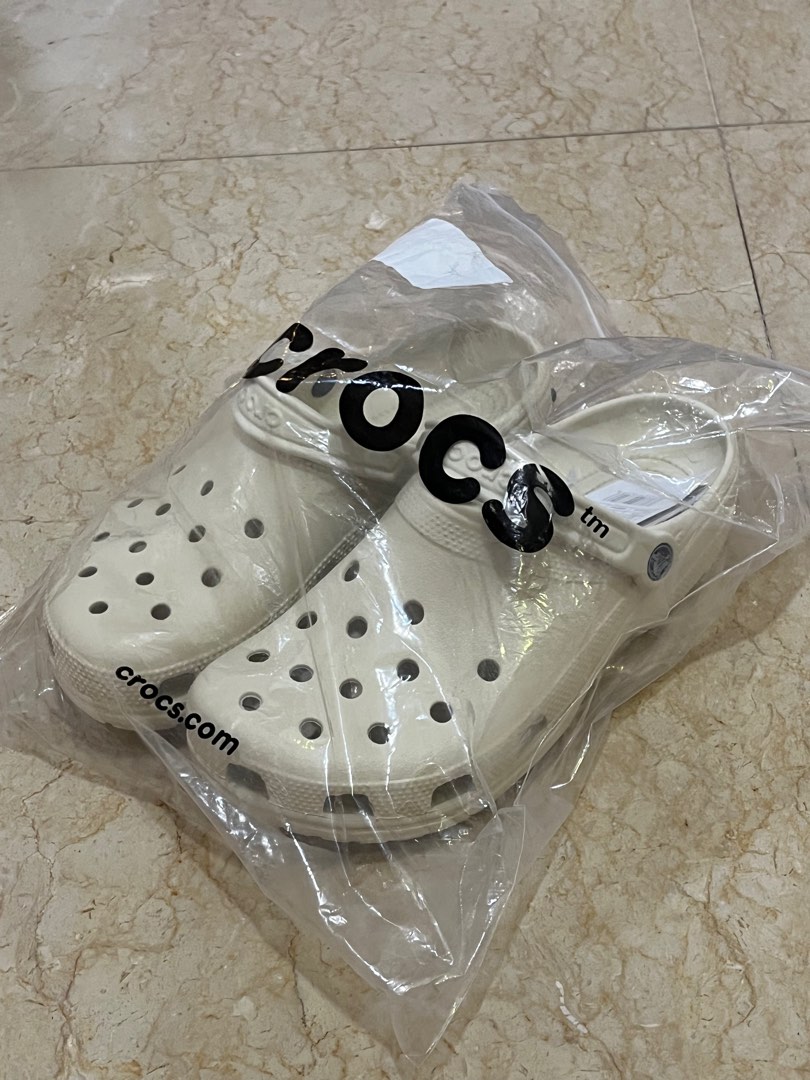 Crocs - Bone color (off white), Men's Fashion, Footwear, Flipflops and ...