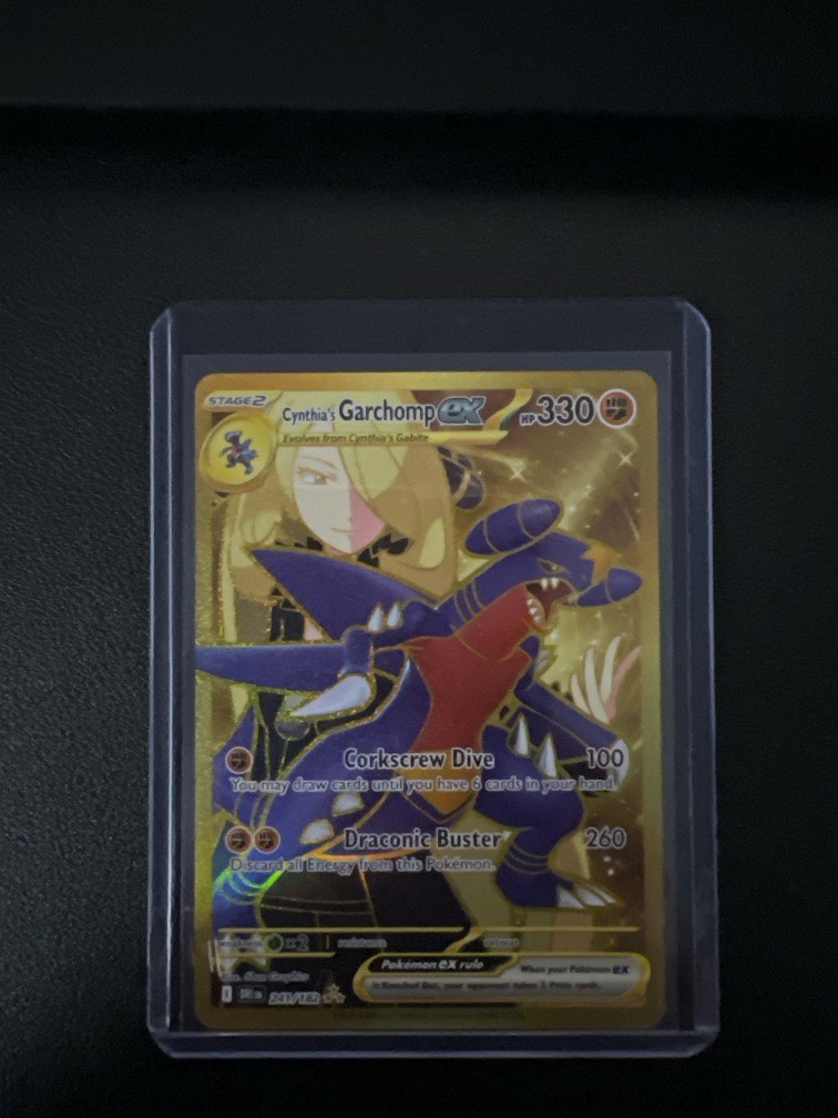 Cynthia’s Garchomp EX UR Gold Destined Rivals Pokemon, Hobbies & Toys ...