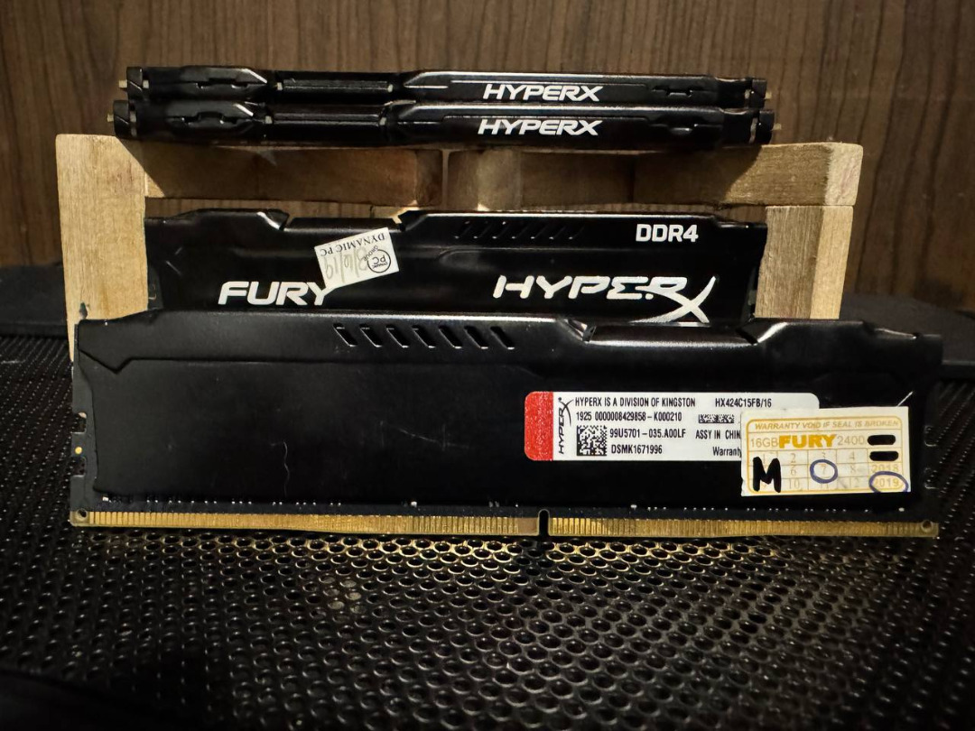 DDR4 16gb 2400Mhz Kingston Fury HyperX 100% Working Legit, Computers ...