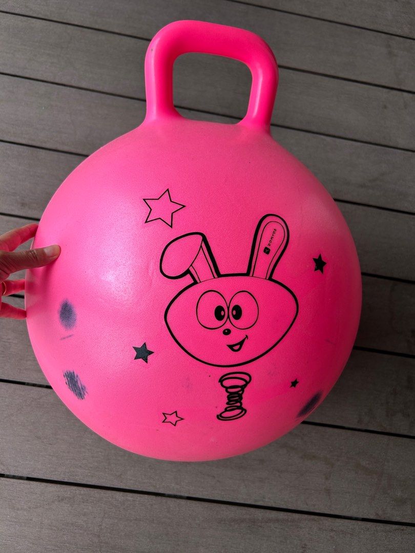 DECATHLON DOMYOS RESIST 45 CM KIDS 3-6 YEARS OLD GYM SPACE HOPPER ...