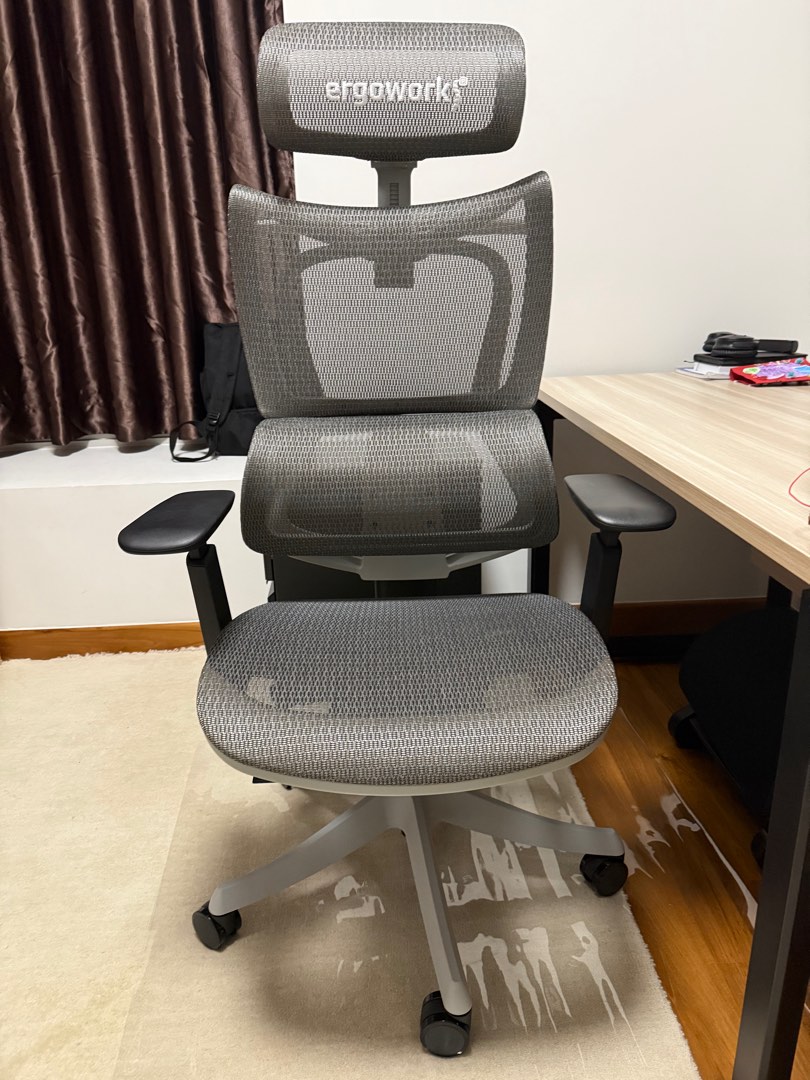 Ergoworks Truly Perfect Chair EW-G881 (V2), Furniture & Home Living ...