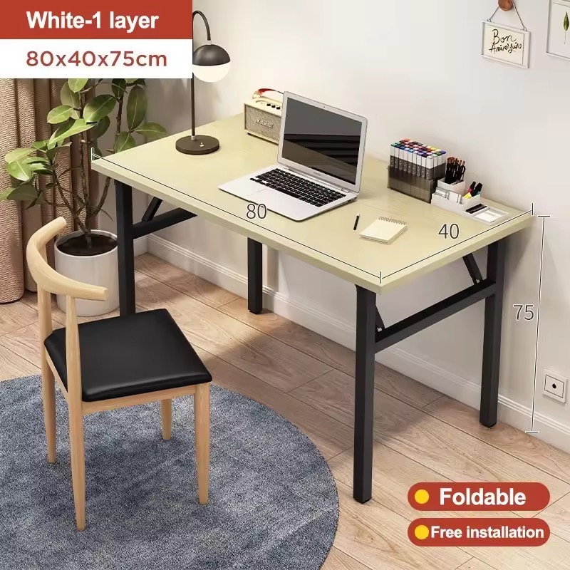 Foldable Writing Table | Compact Computer Table | Simple Work Table ...