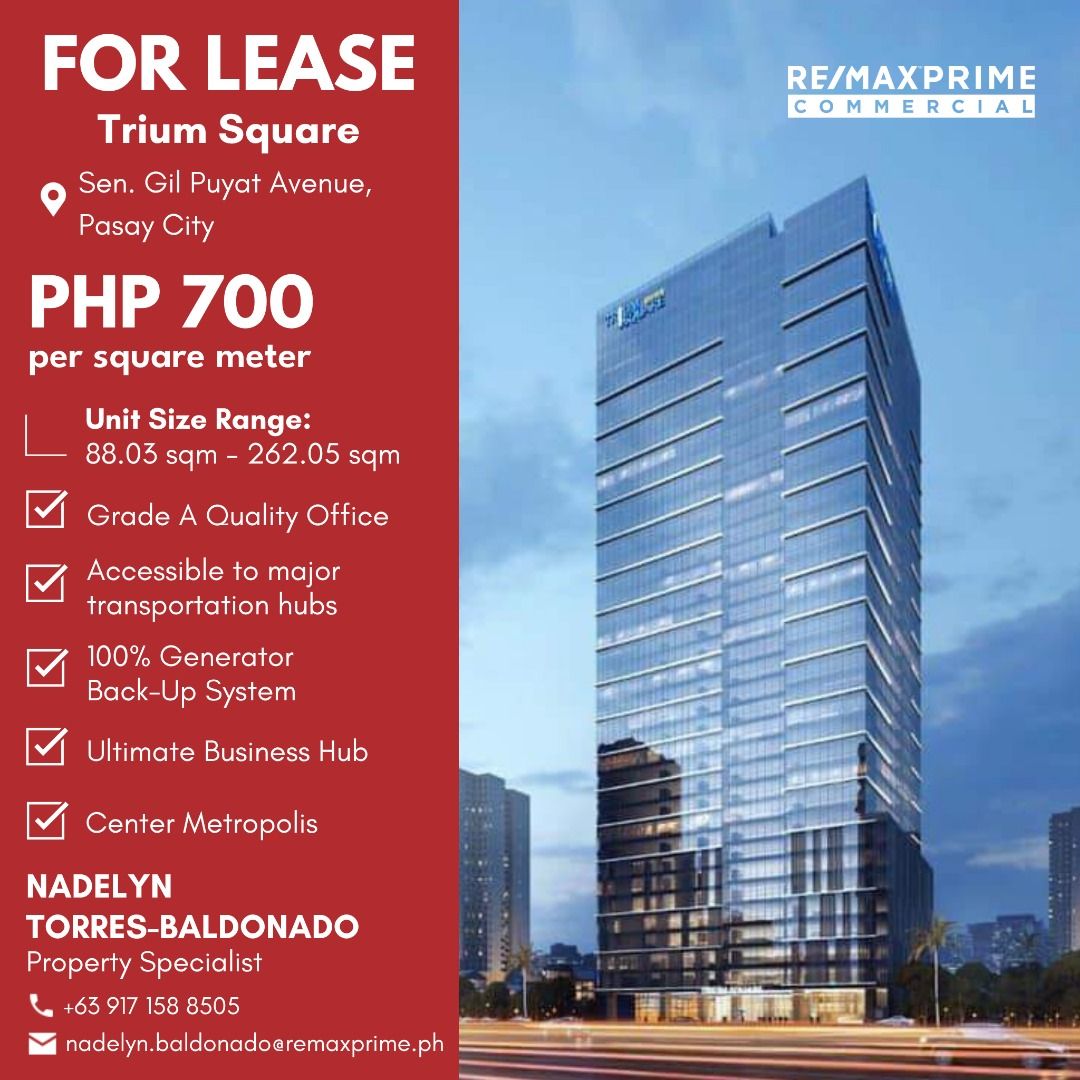 FOR LEASE: Office Space in Trium Square, Property, Rentals, Commercial ...