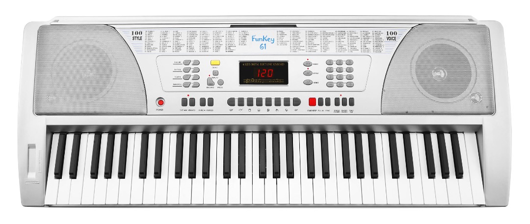 FunKey 61 keyboard, stand and power supply - perfect for little ...